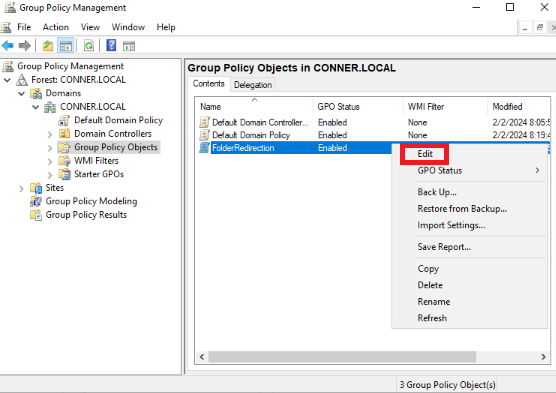 How to Create Folder Redirection on Server